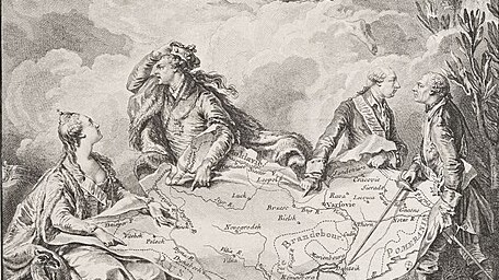 When Russia, Prussia and Austria partitioned Poland